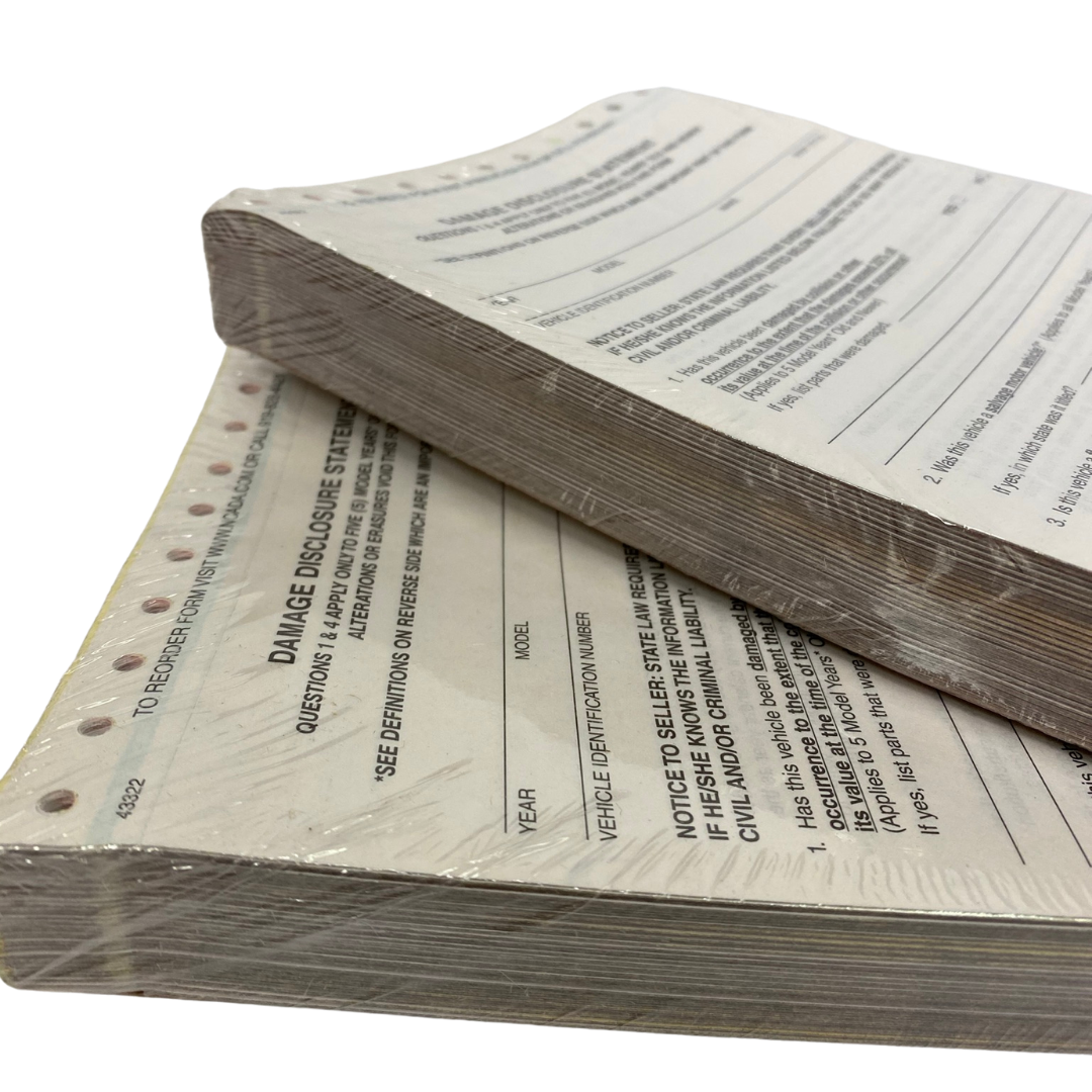 Damage Disclosure Statements (200) – NCADA Services